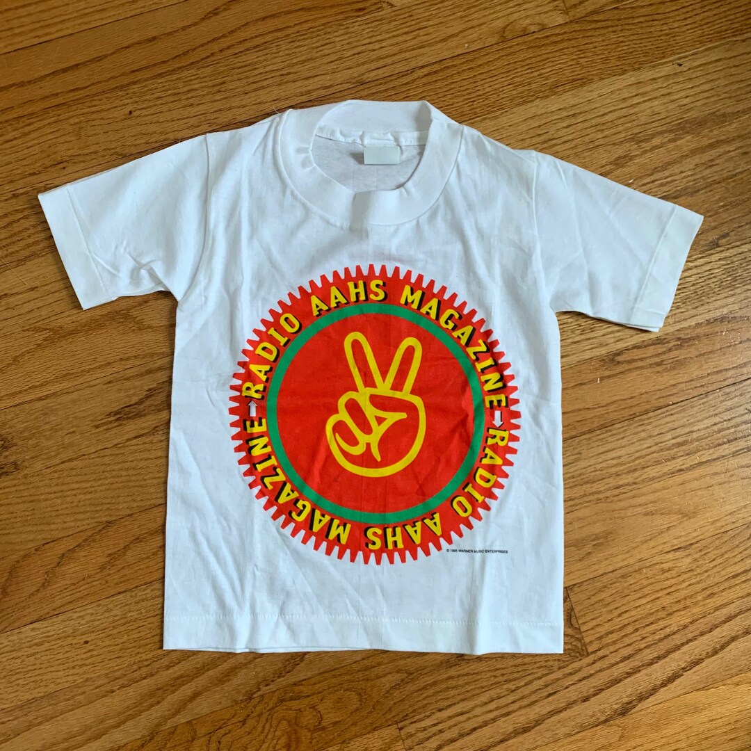 Kids 4 Vintage 1990s Radio AAHS Magazine Graphic T-shirt NWOT - Etsy