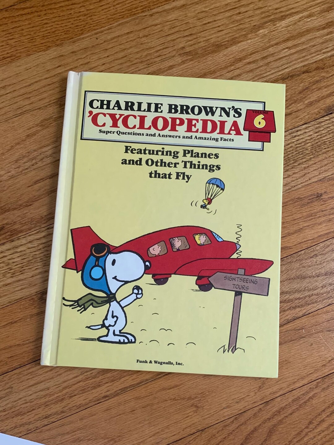 Vintage 1980 Charlie Brown 'cyclopedia Volume 6 Featuring Planes and ...