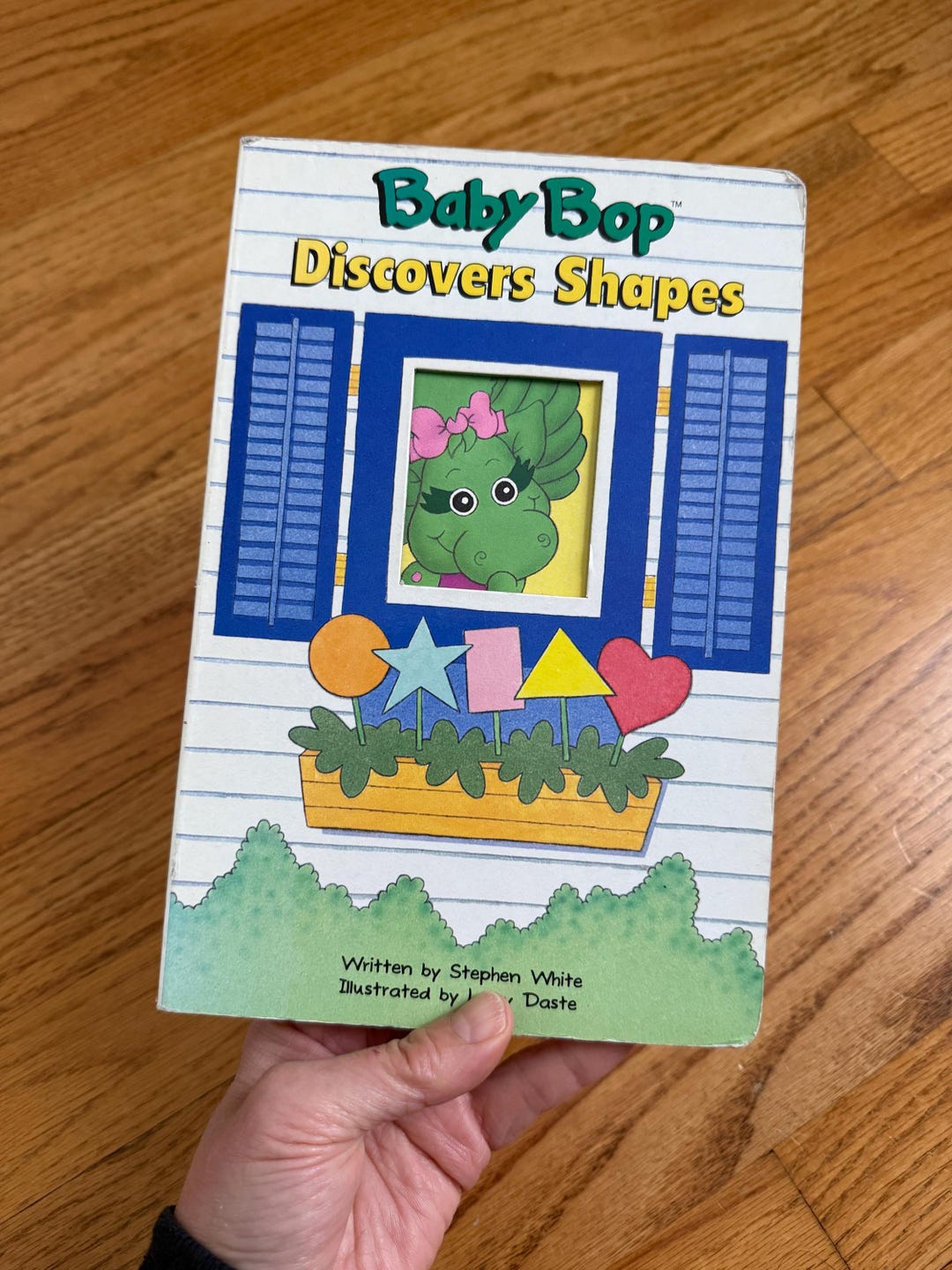 1993 Baby Bop Discovers Shapes Toddler Peek-a-boo Board Book - Etsy