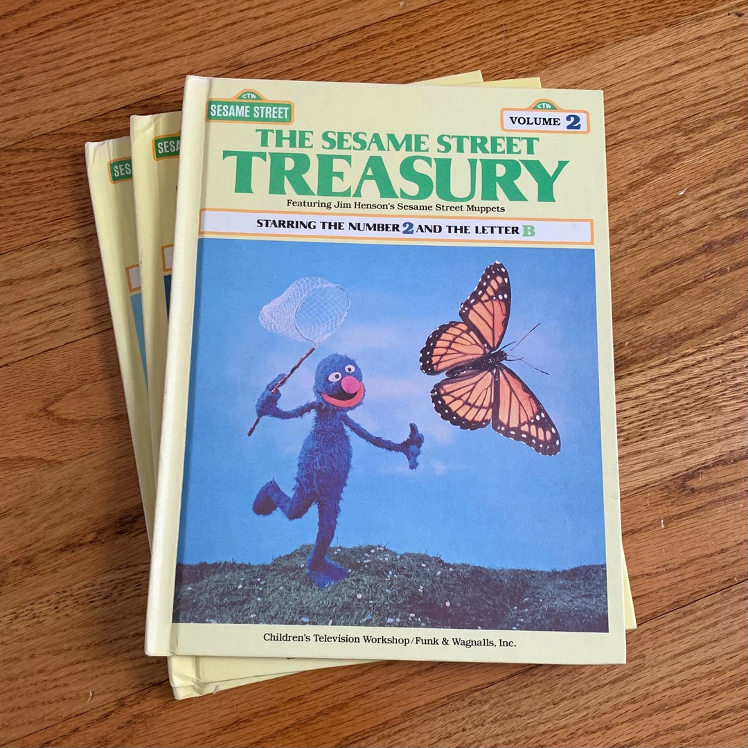 Sesame Street Treasury Volume 2 Starring Number 2 and Letter B 1983 Hc ...