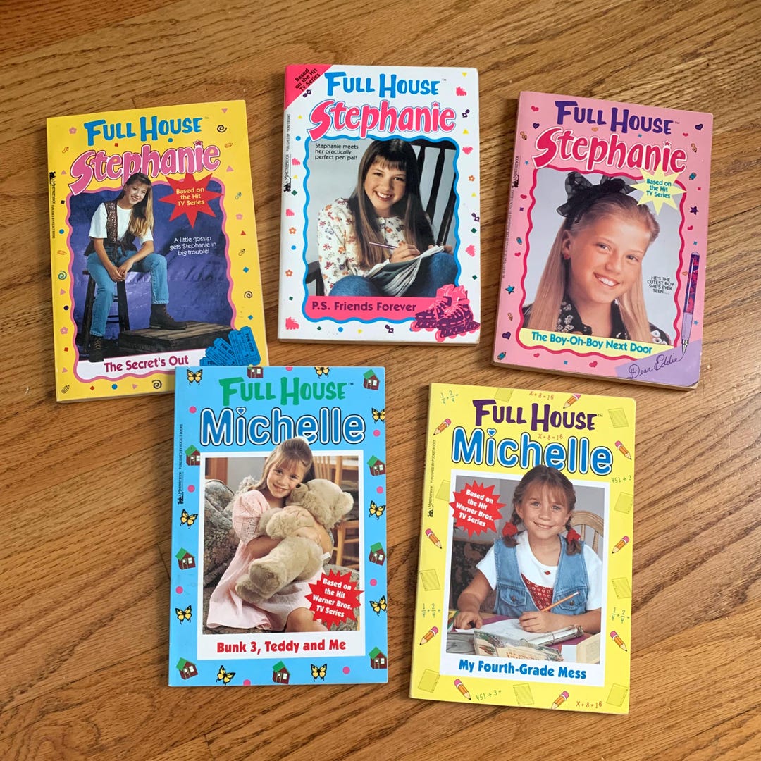 Vintage 1990s Full House Stephanie and Michelle Paperback Collection ...