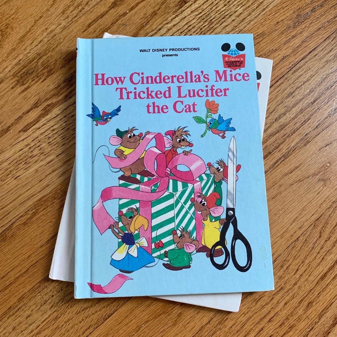 Vintage 1980 Disney 'how Cinderella's Mice Tricked Lucifer the Cat ...
