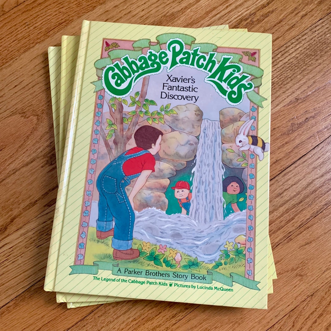 Vintage 1984 Cabbage Patch Kids Storybook: Xavier's Fantastic Discovery ...