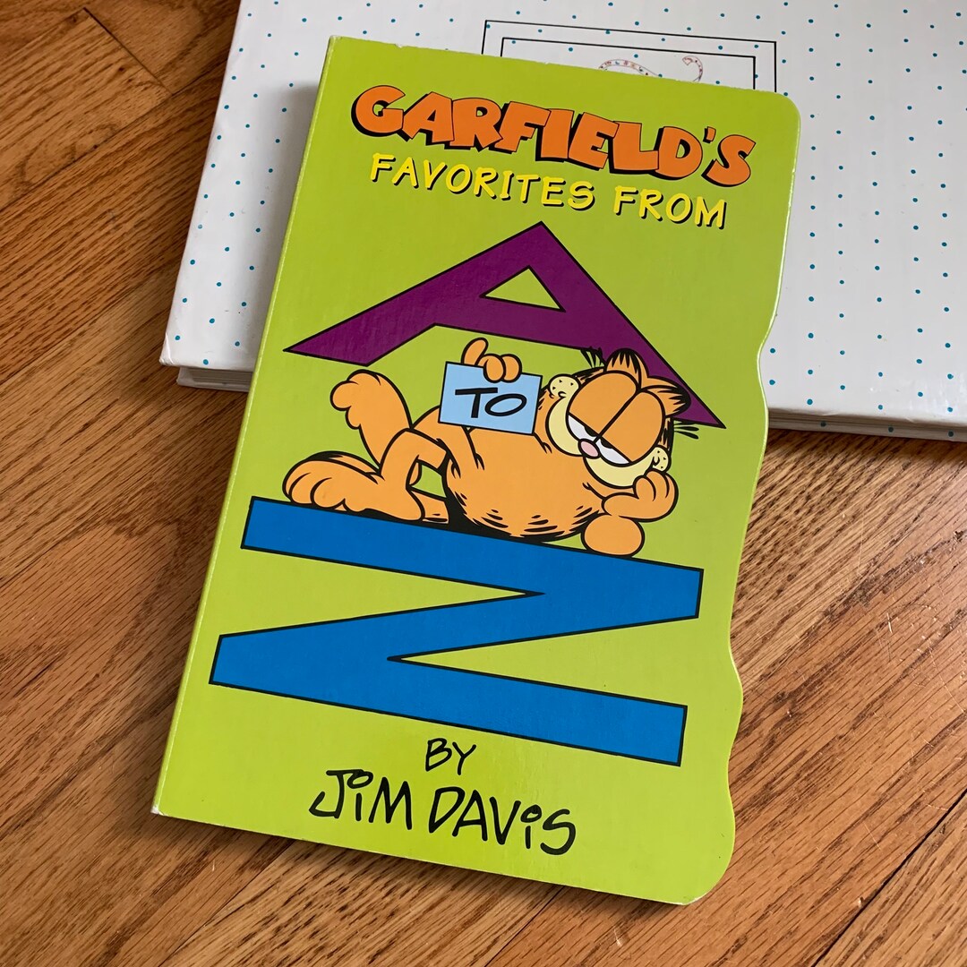 Garfield's Favorites From A to Z - Vintage 2002 Toddler Educational ...