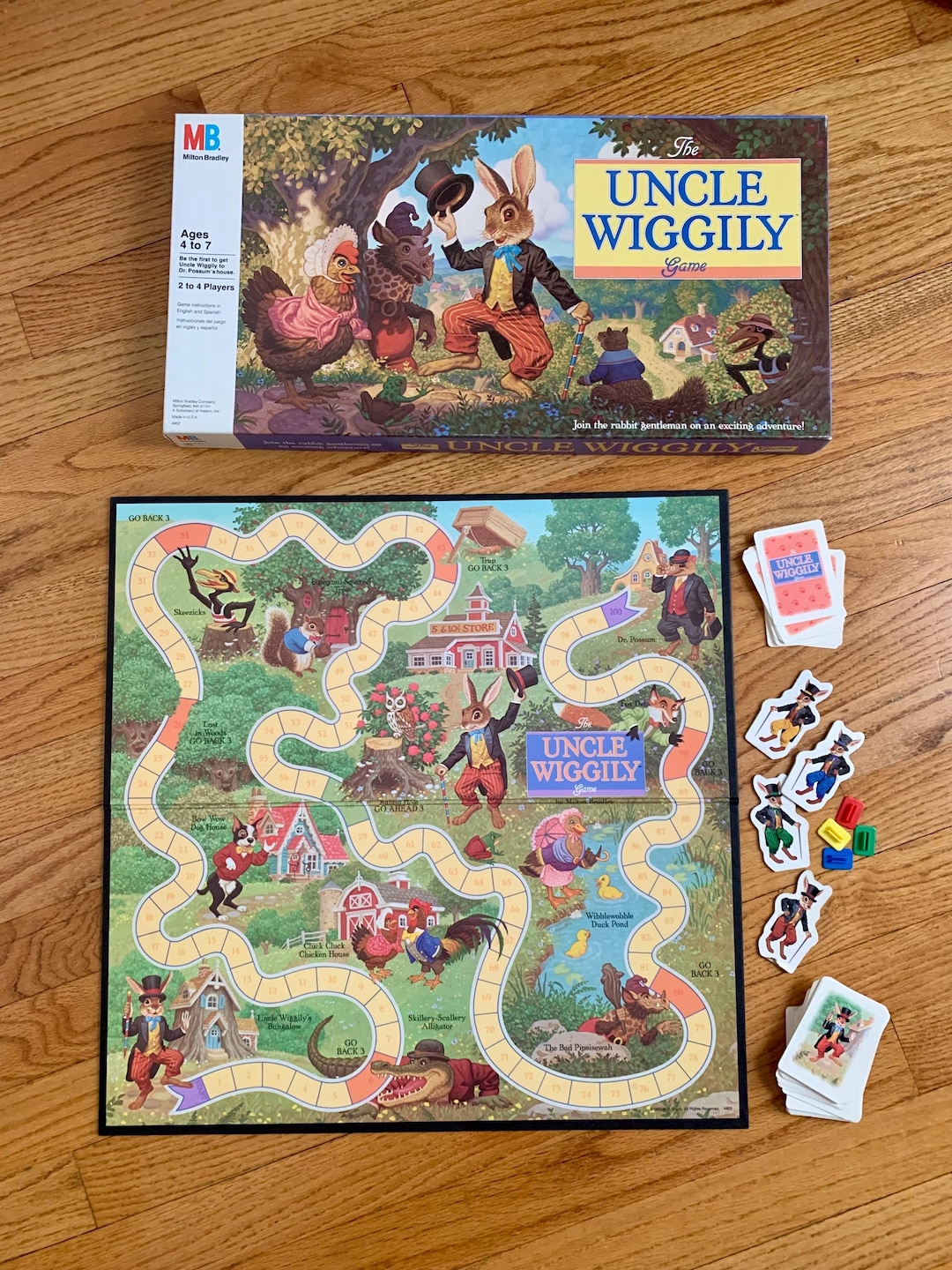 1988 Uncle Wiggily Board Game: Vintage Milton Bradley Classic for ...