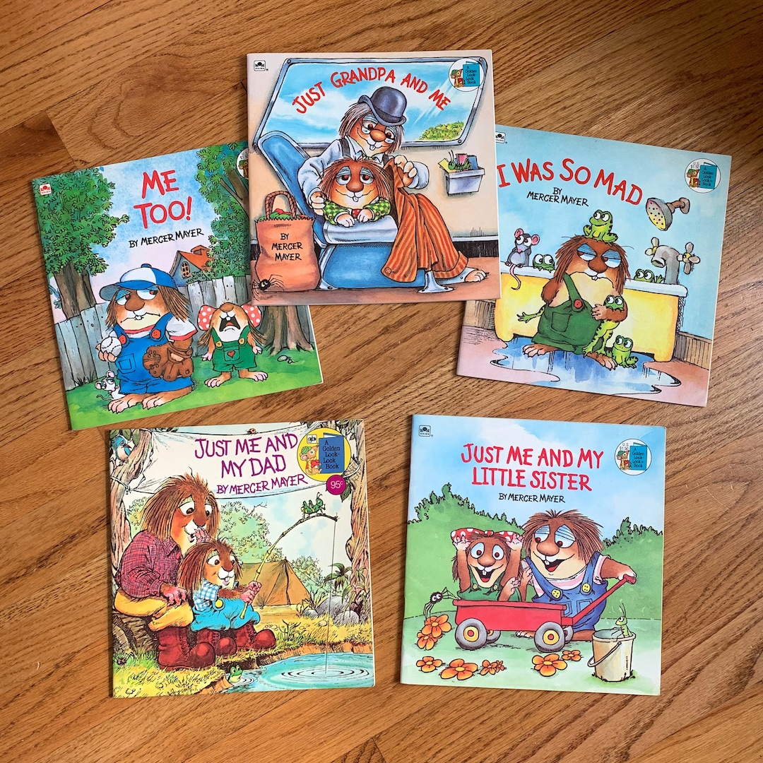 Vintage Mercer Mayer Little Critters Golden Look Look Book Set of 5 VGC ...