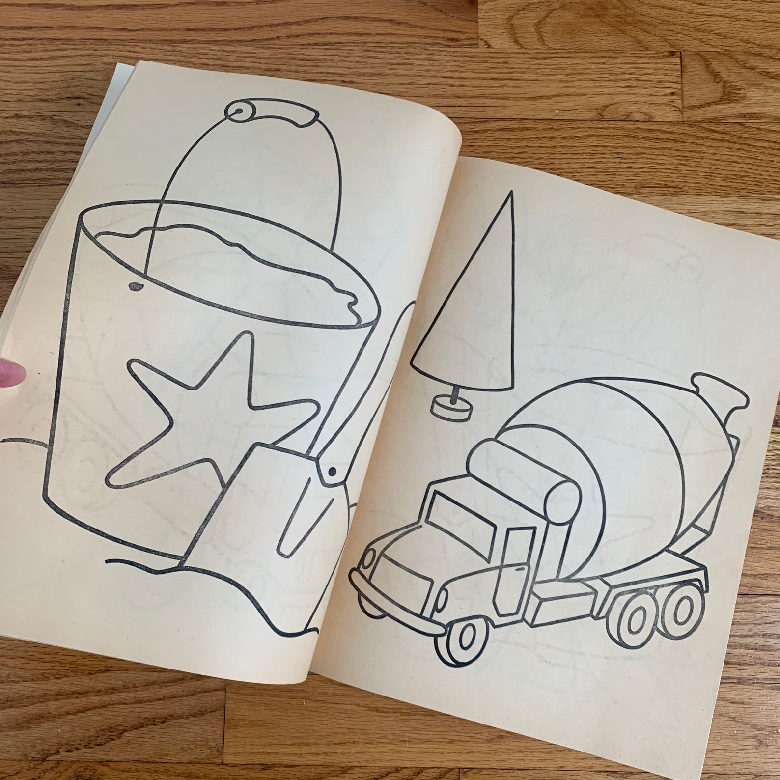 Vintage 1970s Coloring Book Easy Color Book 1973 UNUSED - Etsy