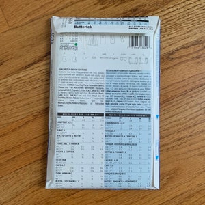 Vintage 90s Kids Costume Sewing Pattern: Knight, Ninja, Superhero ...