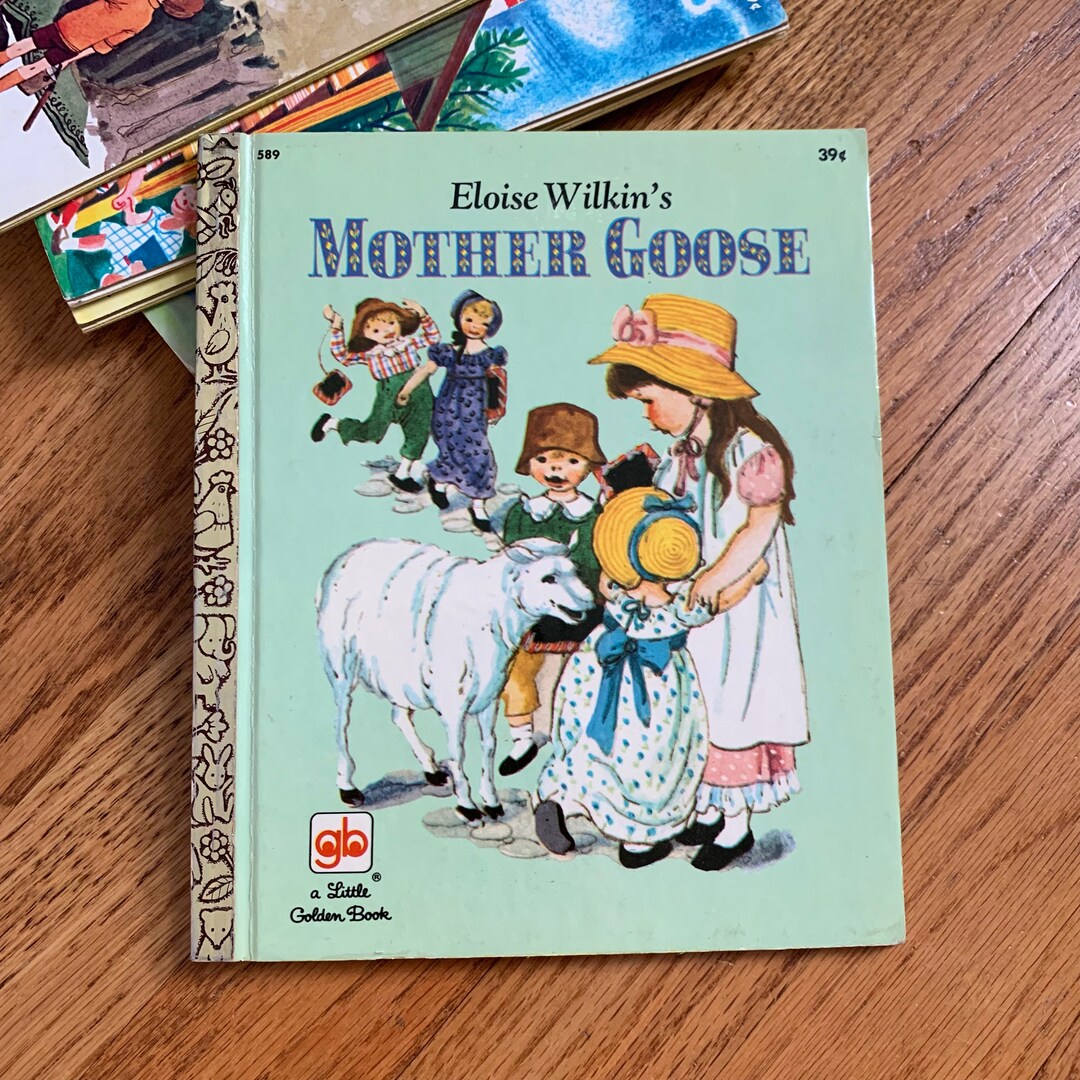 Eloise Wilkin's Mother Goose Little Golden Book 1971 Hc VGC, Vintage ...