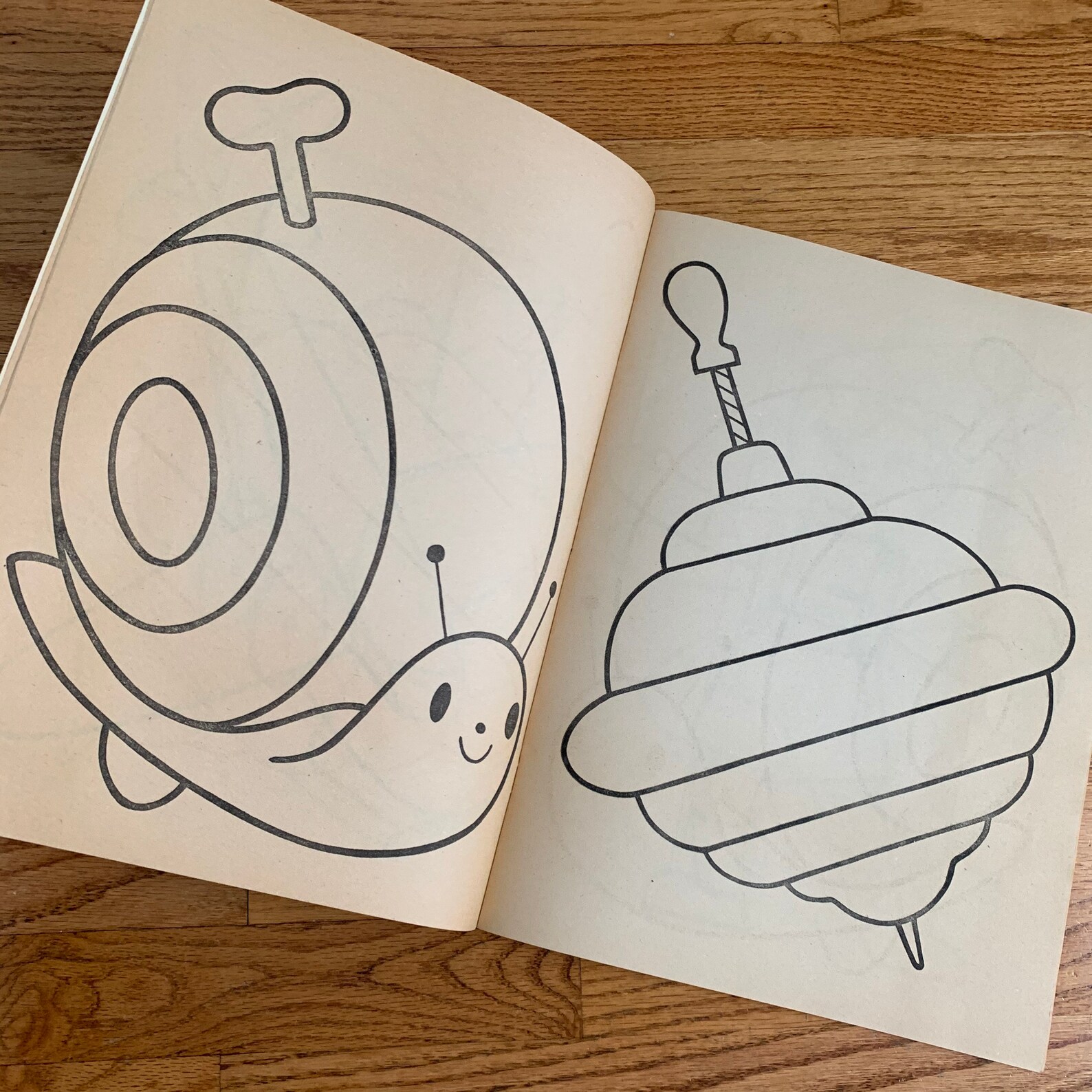 Vintage 1970s Coloring Book Easy Color Book 1973 UNUSED - Etsy