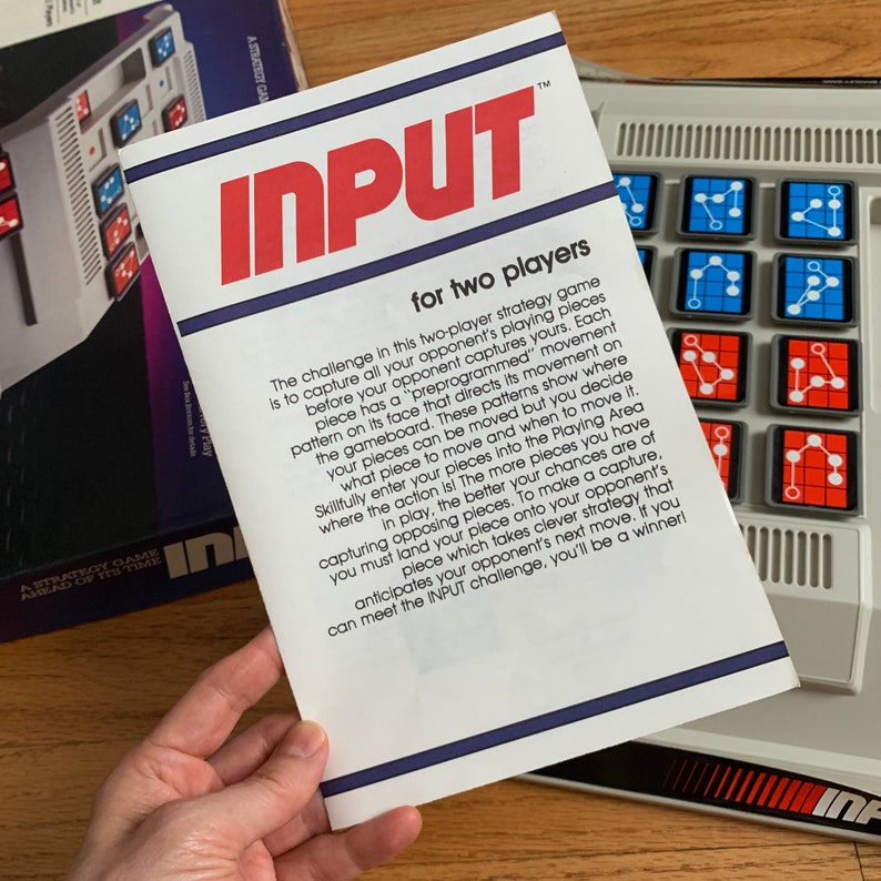 Vintage 1980s Board Game Milton Bradley Input 1984 Complete | Etsy