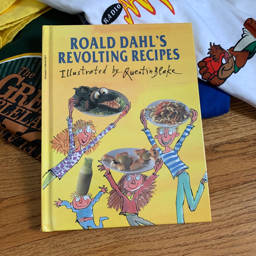 Vintage 1990s Childrens Cookbook, Roald Dahl Revolting Recipes Cookbook ...