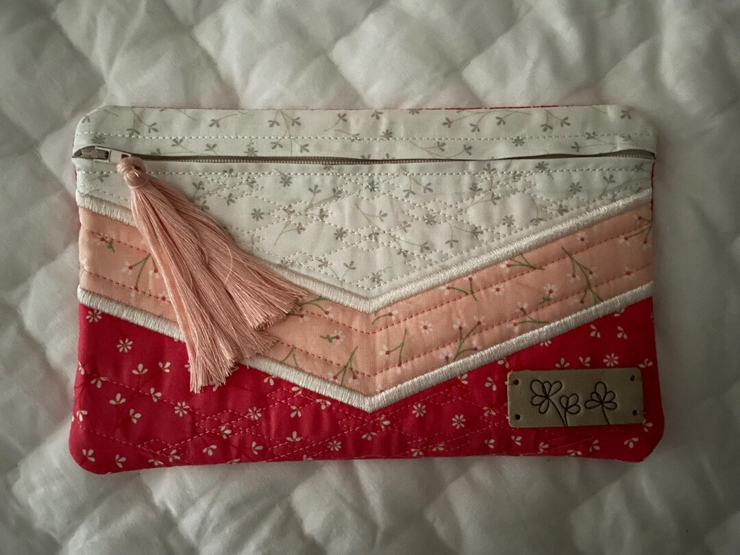 Pretty and Posh Peach Zipper Pouch - Etsy
