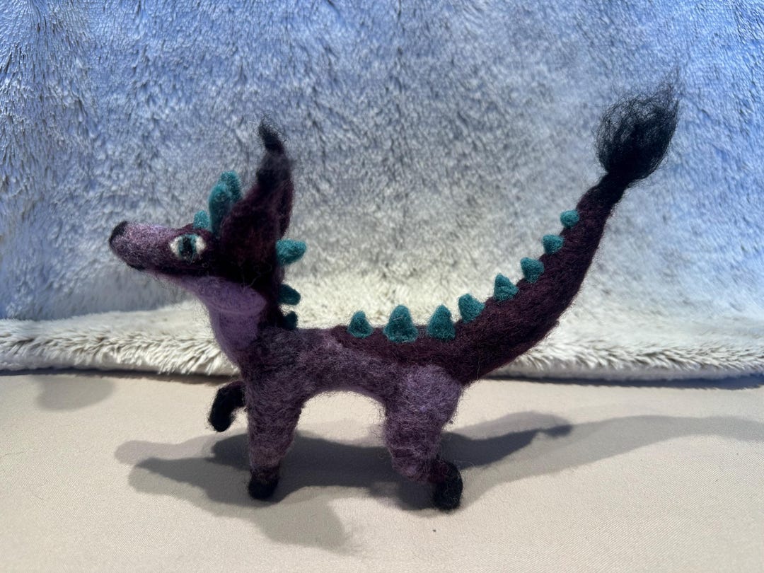 Needle Felted Posable Animal Sculpture | OOAK Fox Doll | Felted Fox ...