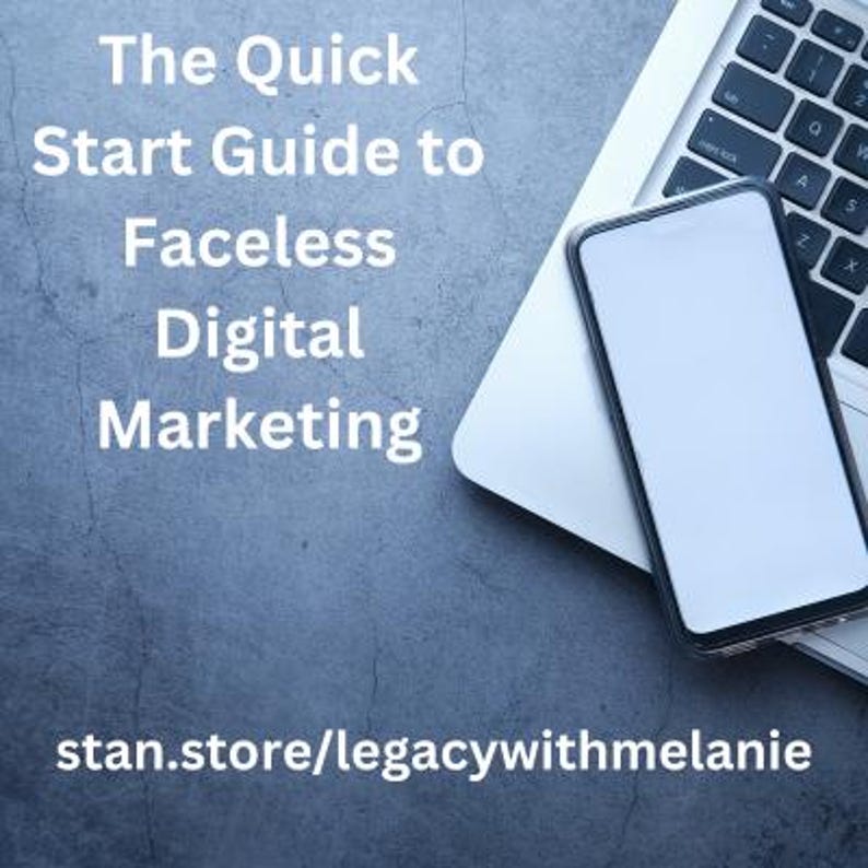 20-page Ultimate Quick Start Guide to Faceless Digital Marketing: A ...