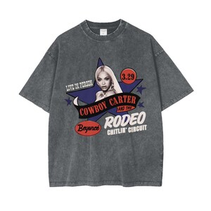 Rodeo Chitlin' Circuit Oversize Snow Washed T-shirt - Etsy