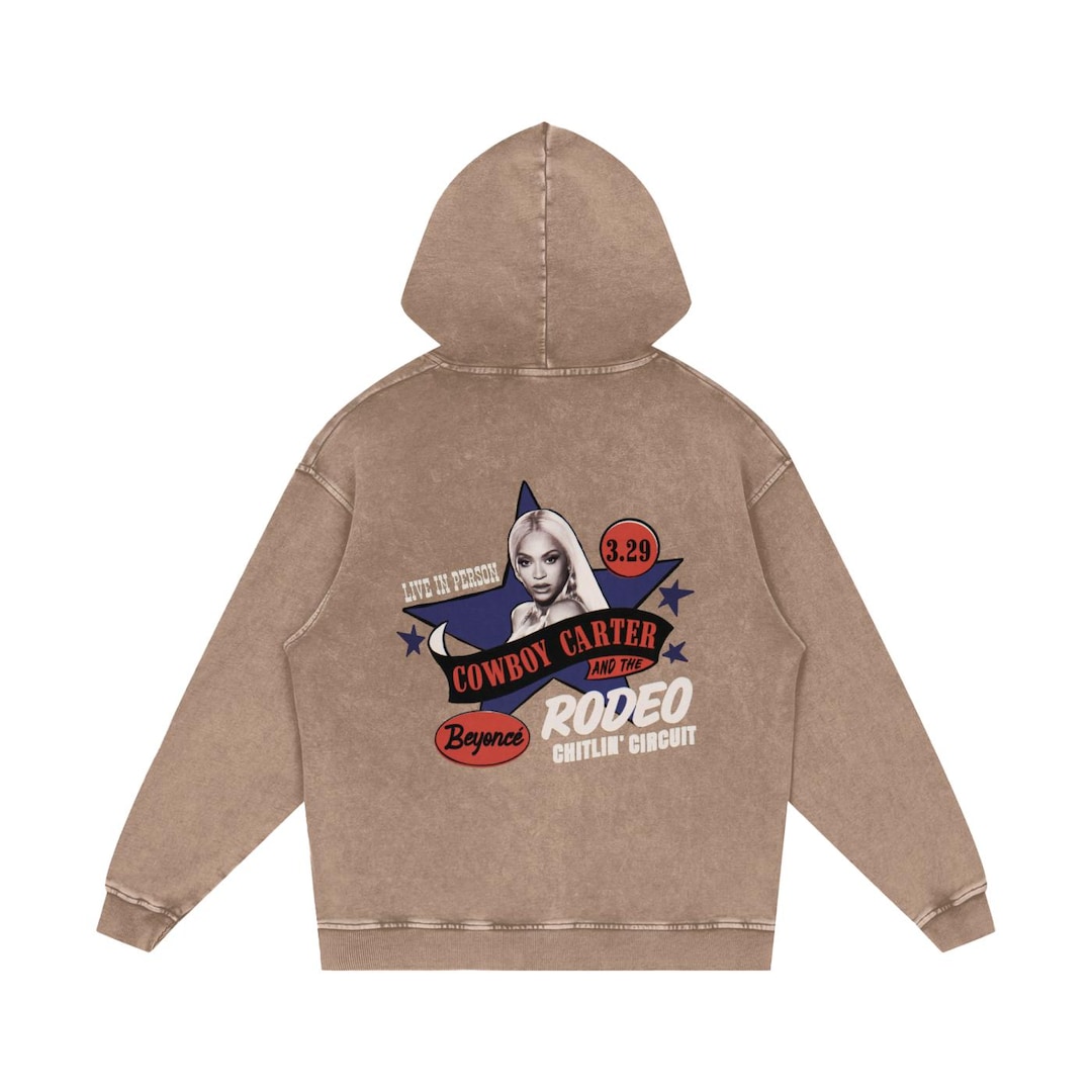 Rodeo Chitlin' Circuit Acid Wash Oversize Hoodie - Etsy