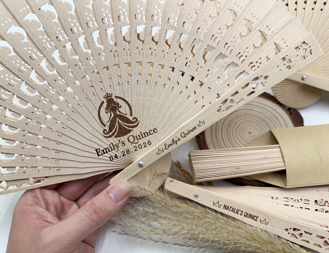 Mis Quince Años Fan Favors Custom Birthday Favors Quinceañera Party ...