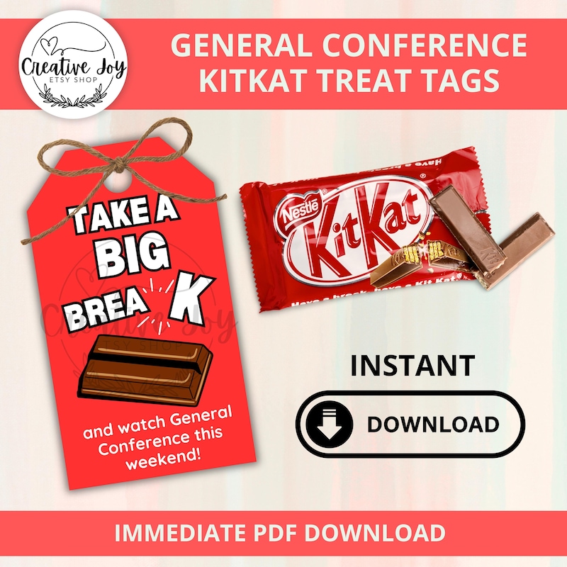 Kit Kat Tag - Etsy