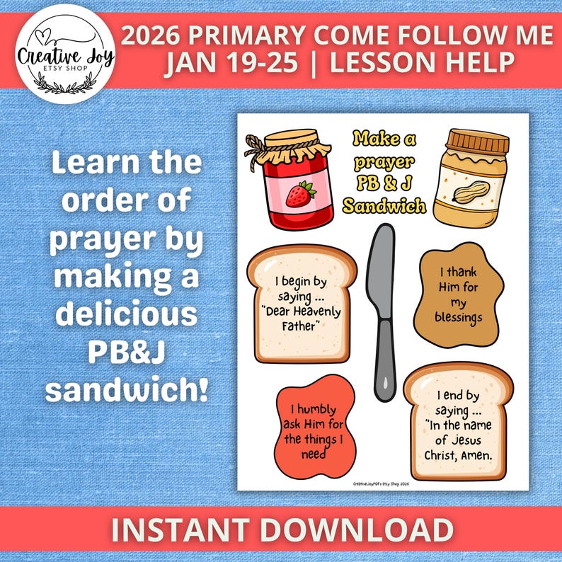 2026 Primary Come, Follow Me Lesson Help | Jan 19–25 | the Fall of Adam ...