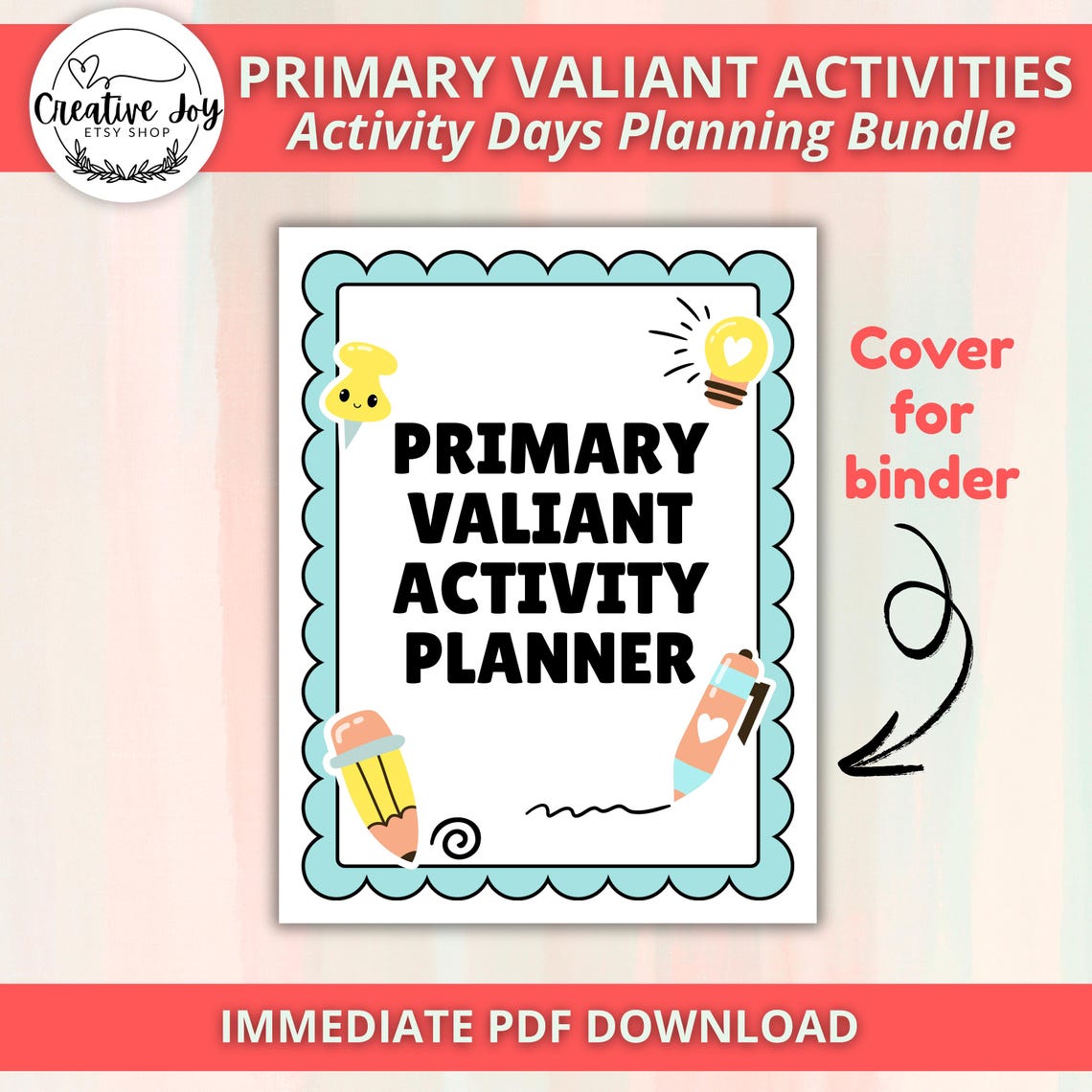 Primary Valiant Activities Printables | LDS Activity Days Planner ...