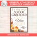 LDS General Conference Reminder Handout October 2025 | Set of 4 ...