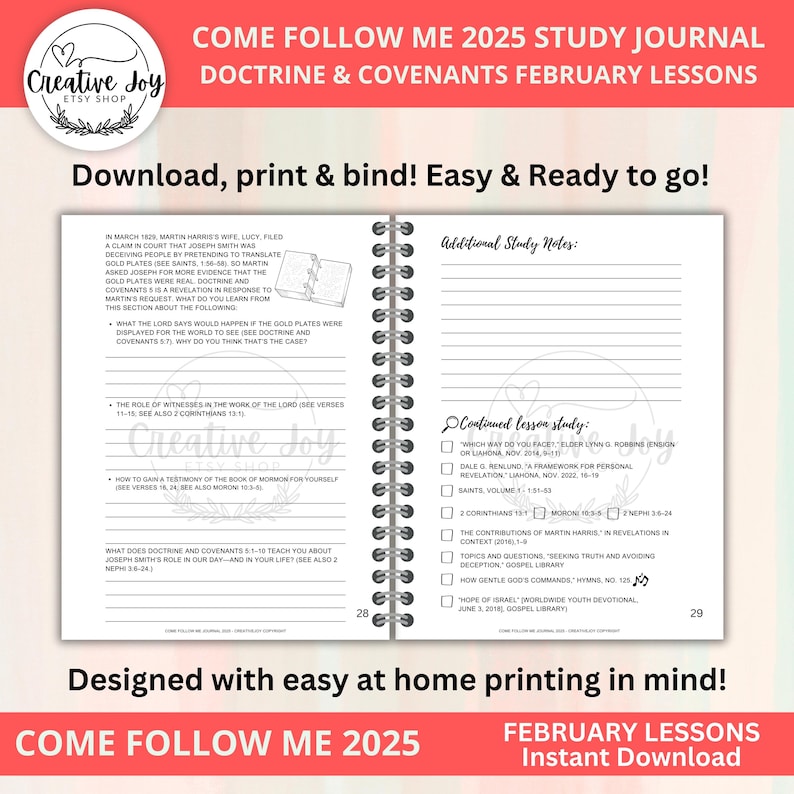 Come Follow Me 2025 Doctrine and Covenants February Lessons | Study ...