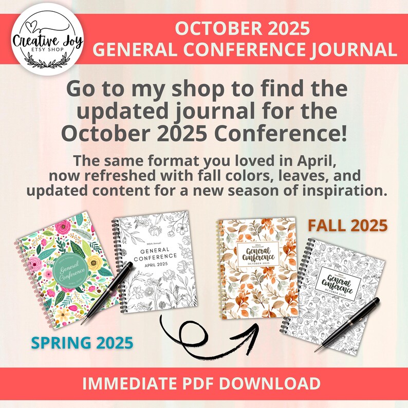 April 2025 General Conference Journal & Study Guide | LDS General ...