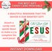 The Best Gift Candy Cane Jesus Christmas Tag Printable | LDS Christian ...
