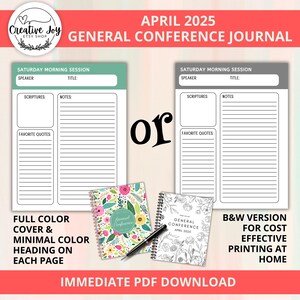 April 2025 General Conference Journal & Study Guide | LDS General ...