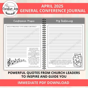 April 2025 General Conference Journal & Study Guide | LDS General ...