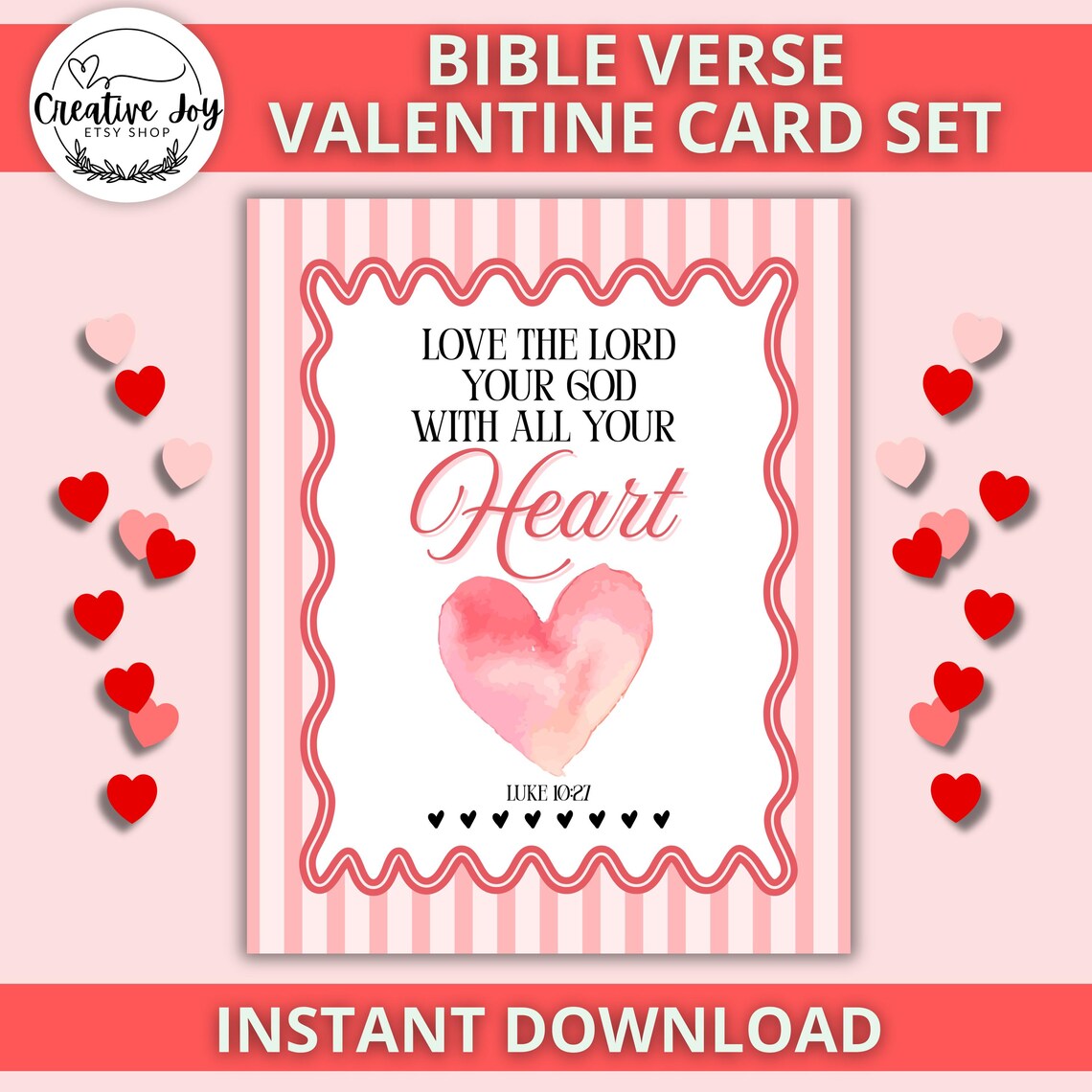 Bible Verse Valentine Cards Printable | LDS Christian Valentine Cards ...
