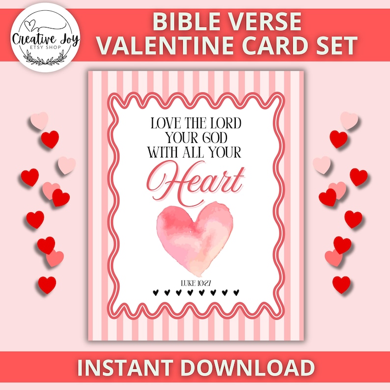 Bible Verse Valentine Cards Printable | LDS Christian Valentine Cards ...