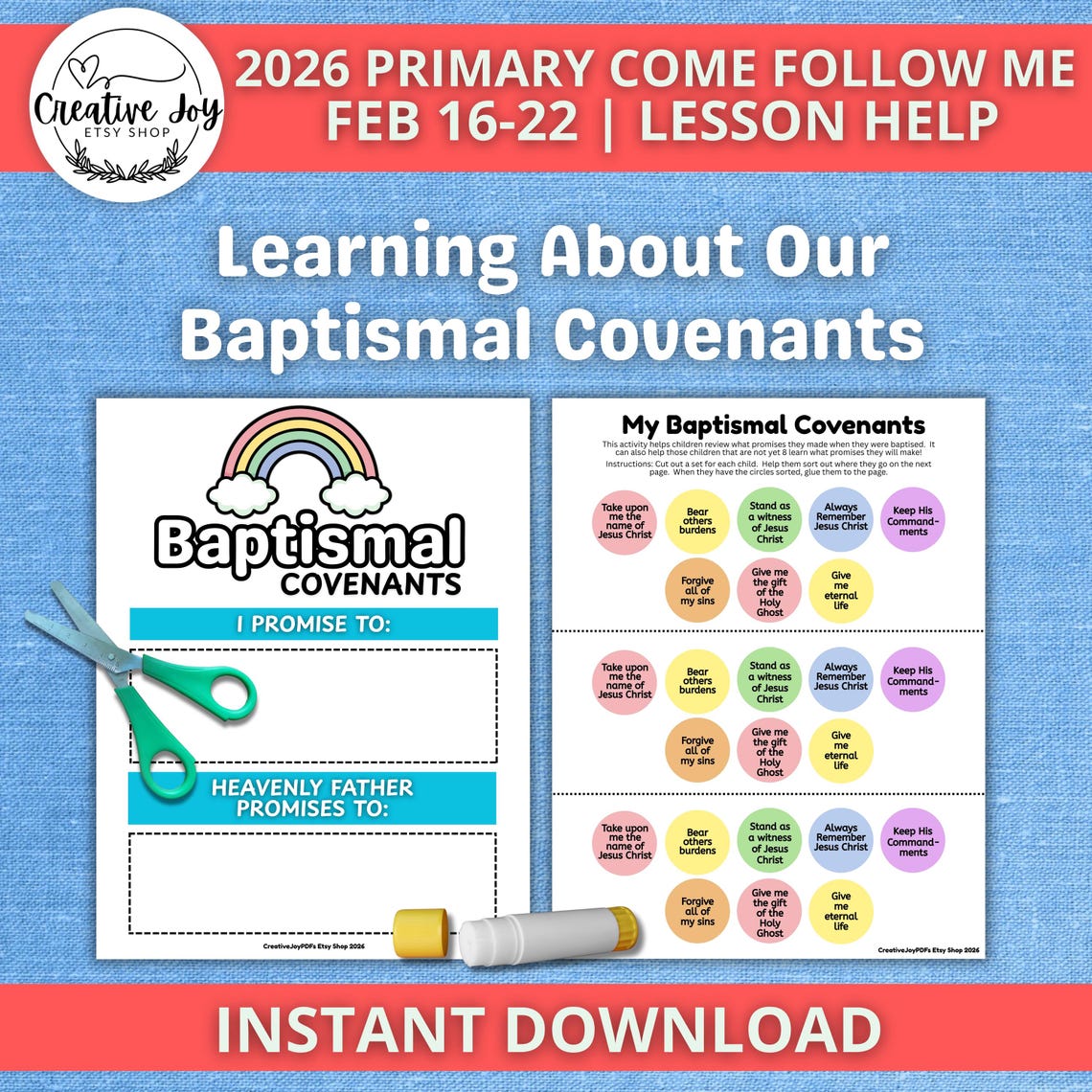 2026 Primary Come Follow Me Lesson Help | Feb 16–22 | Genesis 12–17 ...