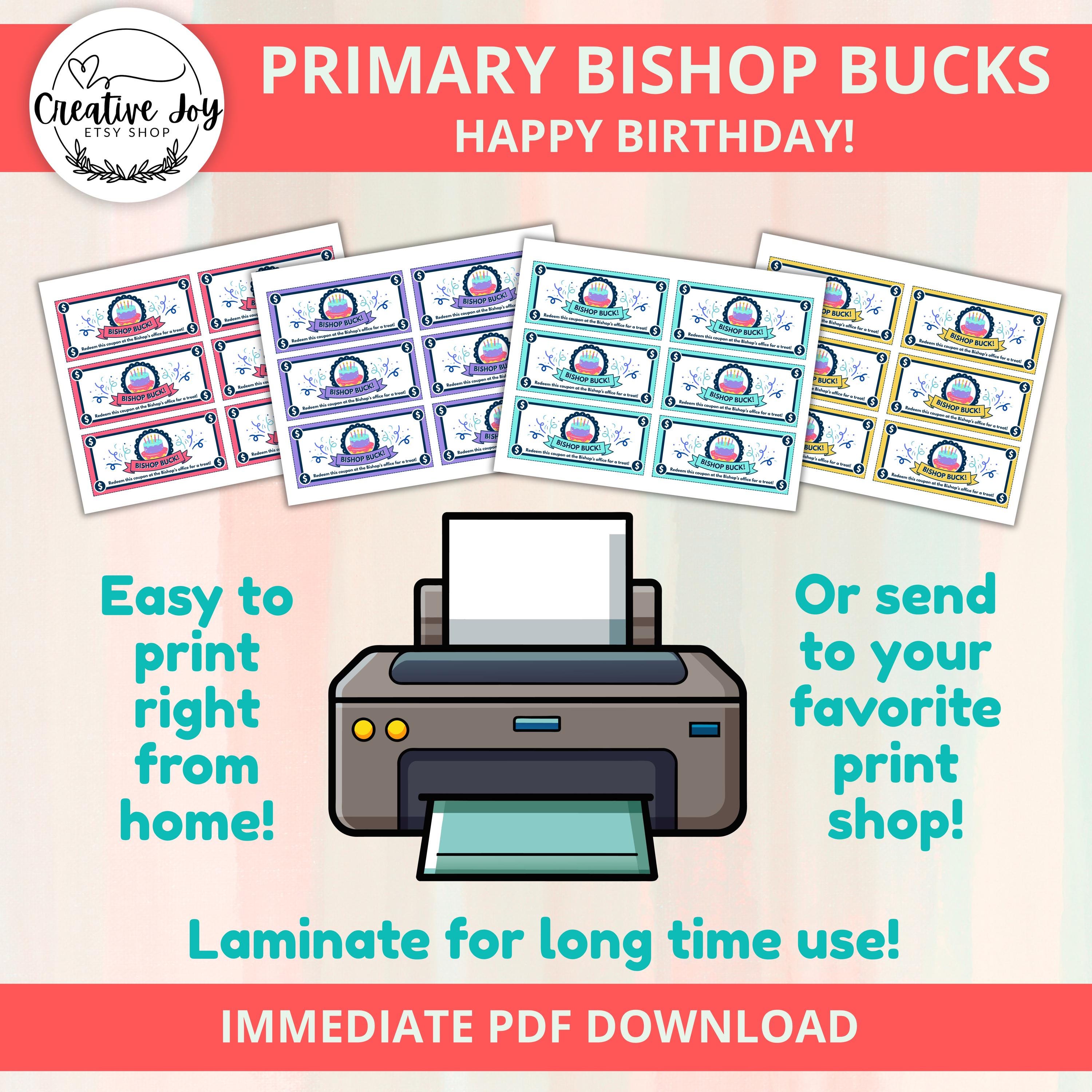 LDS Primary Birthday Bishop Buck | Happy Birthday | Primary Presidency ...