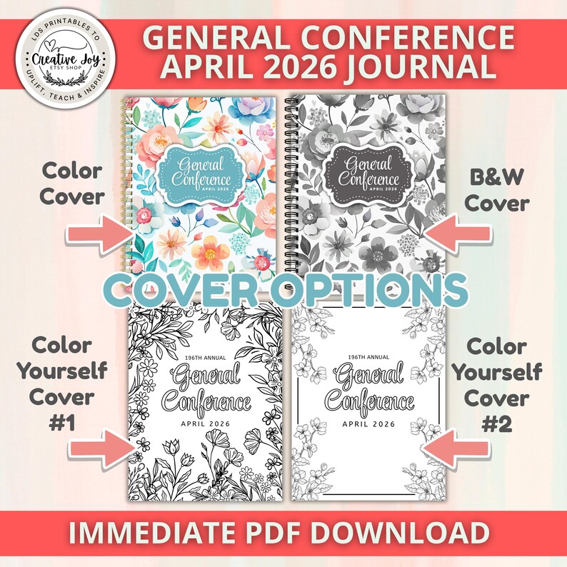 April 2026 General Conference Journal | LDS Conference Notebook ...
