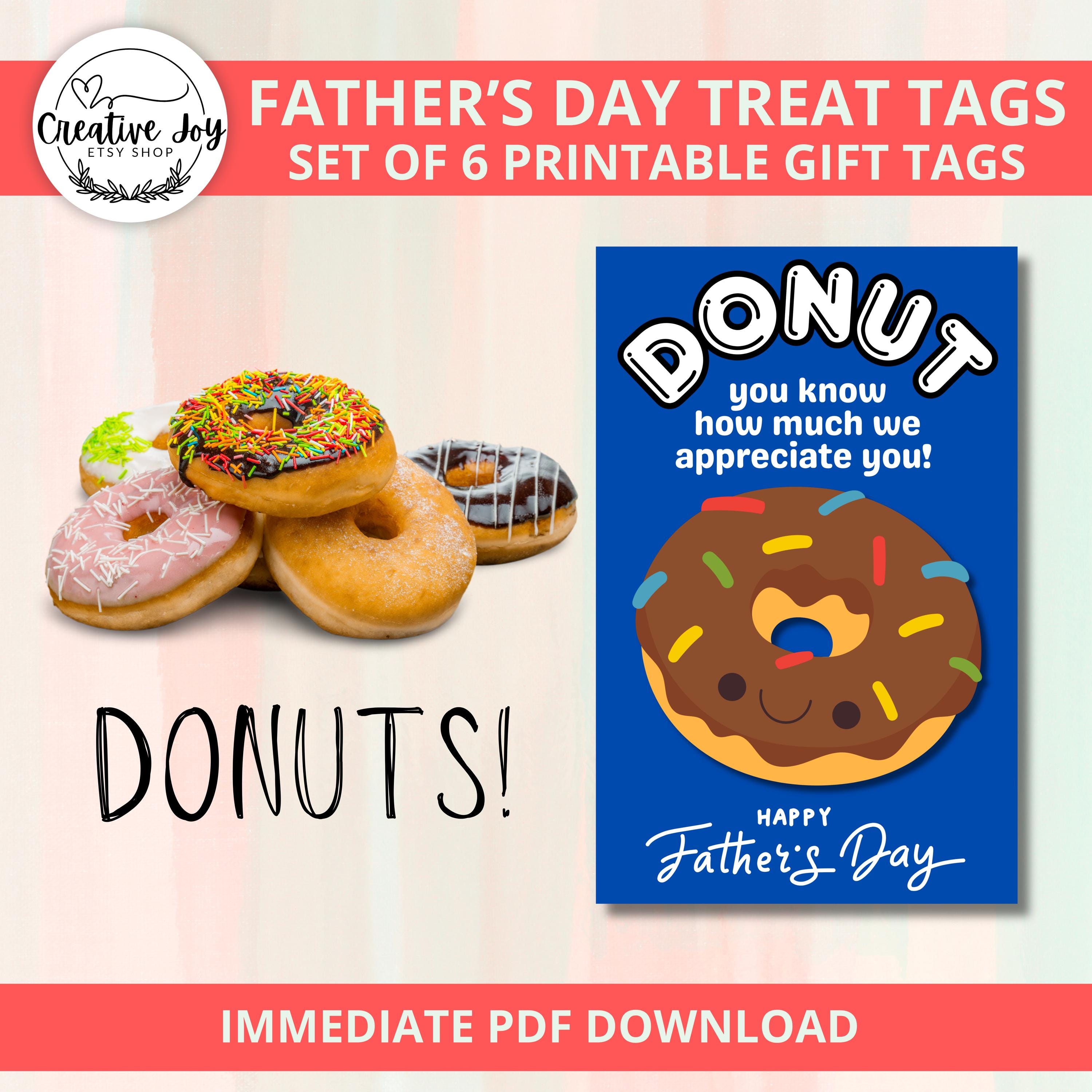 Printable Father's Day Treat Tags | Candy Grams | Father's Day Gift ...