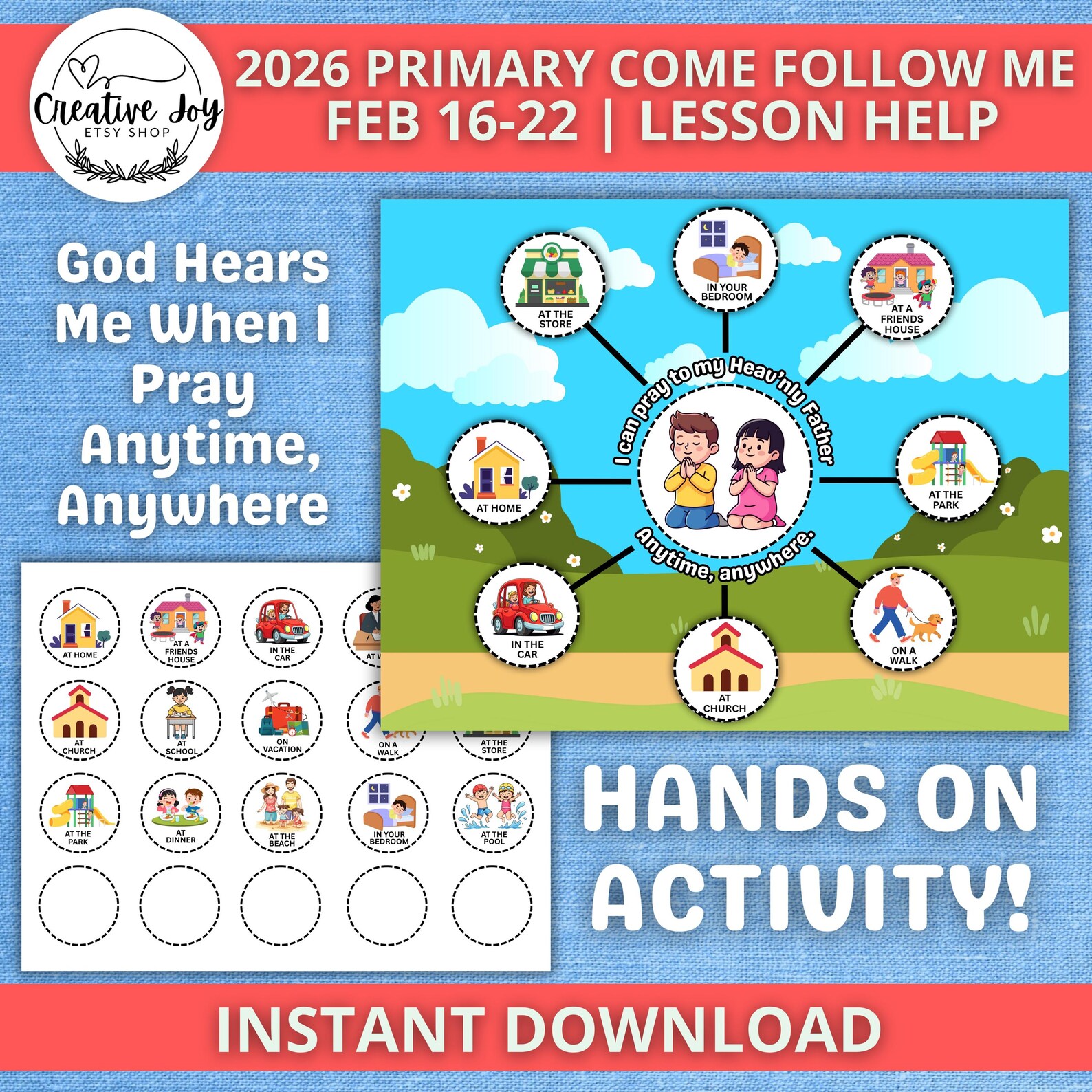 2026 Primary Come Follow Me Lesson Help | Feb 16–22 | Genesis 12–17 ...