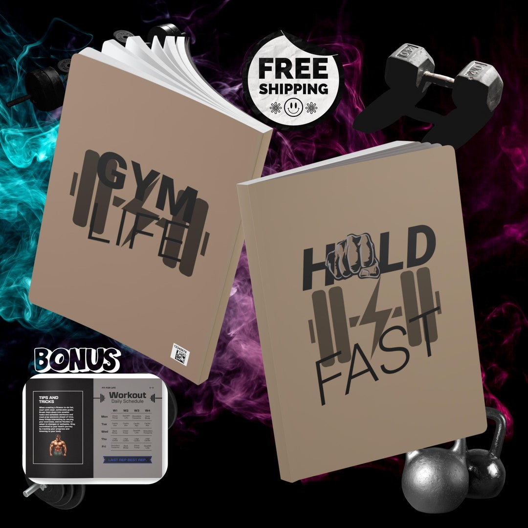 Our Gym Notebook or Workout Journal is High Quality, Features a Fitness ...