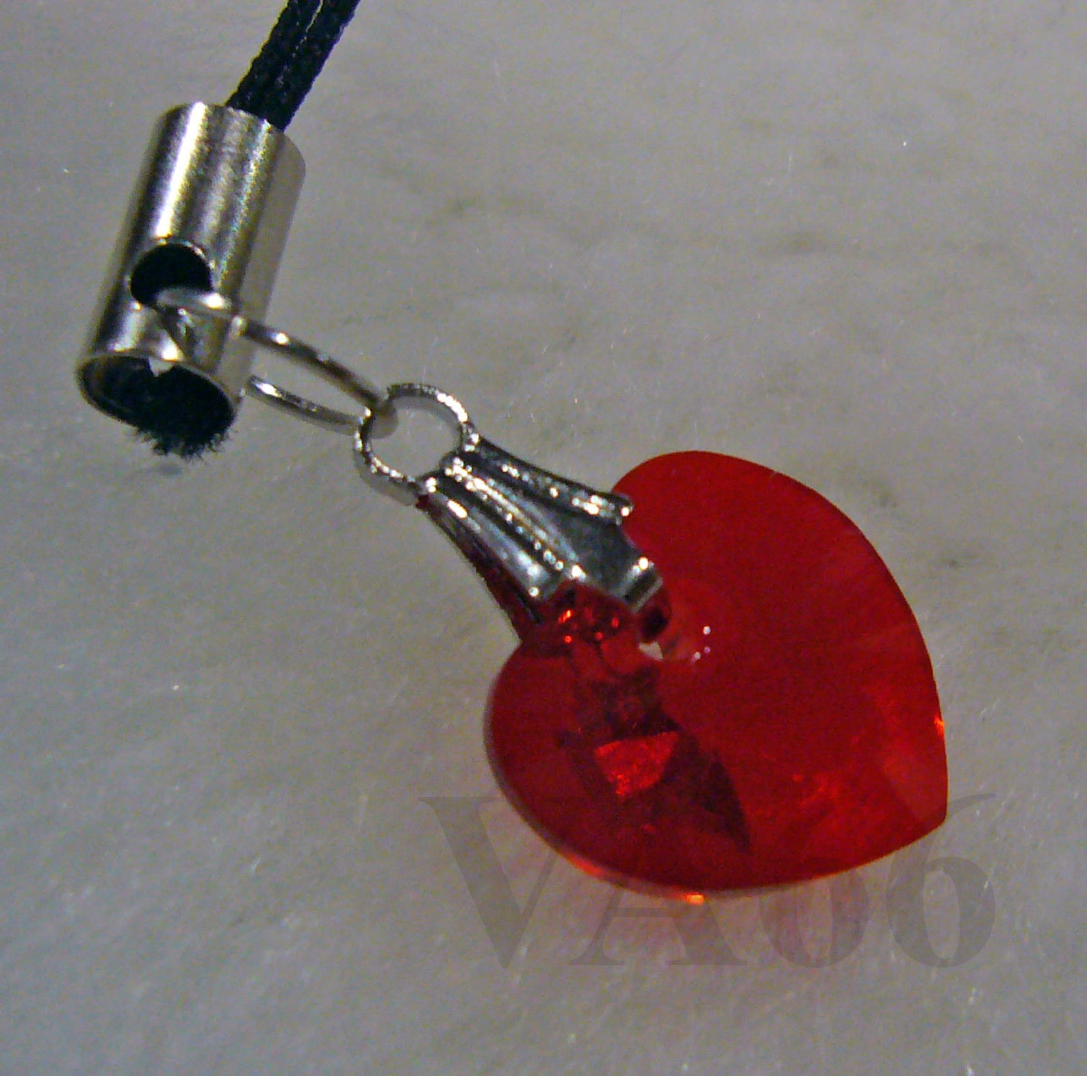 Choose Color Swarovski Crystal Heart Cell Phone Keychain, Purse Charm ...