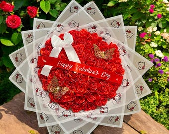 Eternal Roses Bouquets 50 Count - Etsy