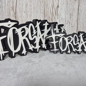 Roblox Forsaken 3D Printed Desk Sign: Gamer Decor - Available in 2 ...