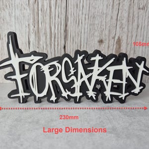 Roblox Forsaken 3D Printed Desk Sign: Gamer Decor - Available in 2 ...