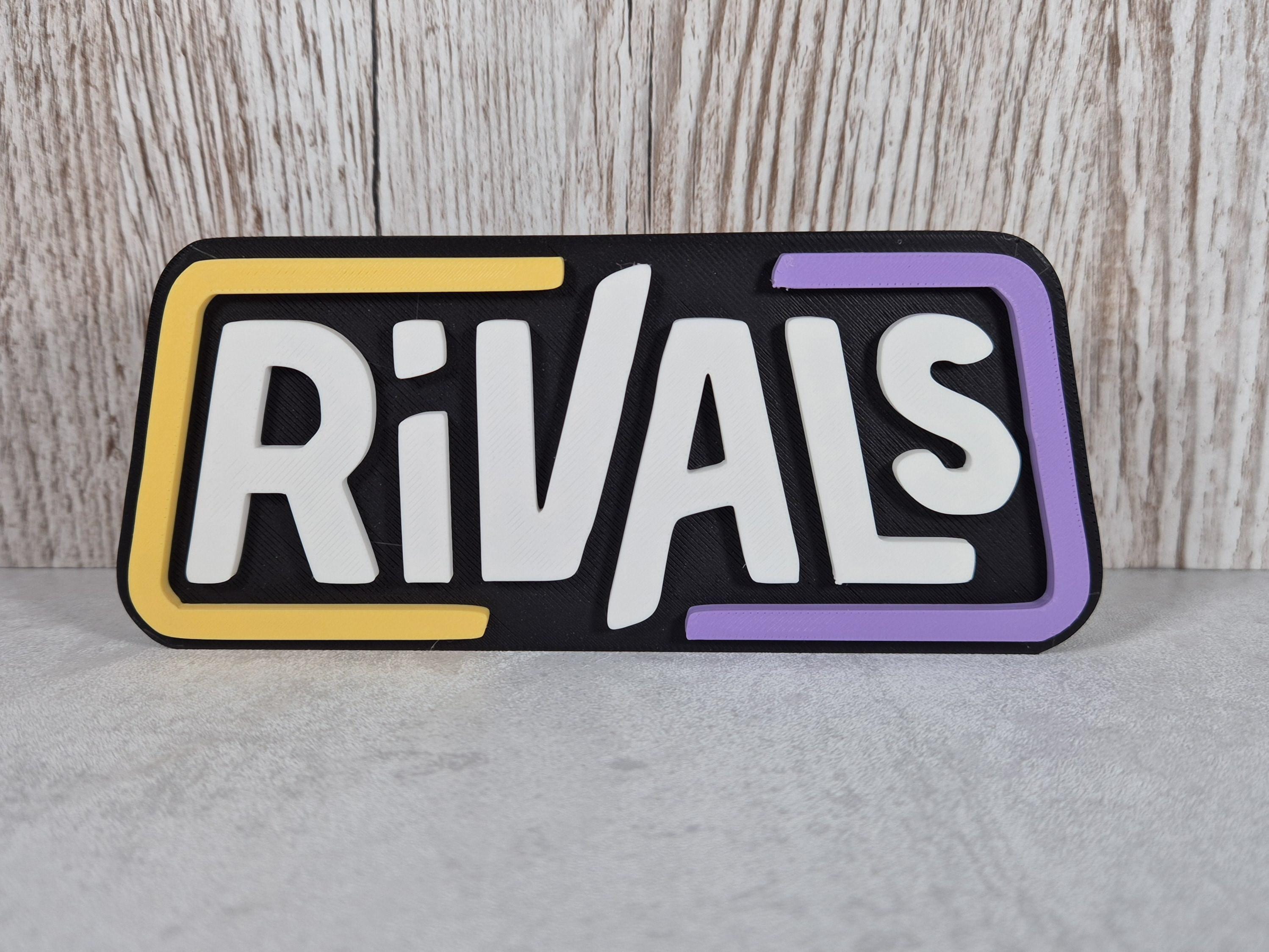 Roblox Rivals 3D Printed Desk Sign – Custom Gamer Decor, Perfect Gift ...