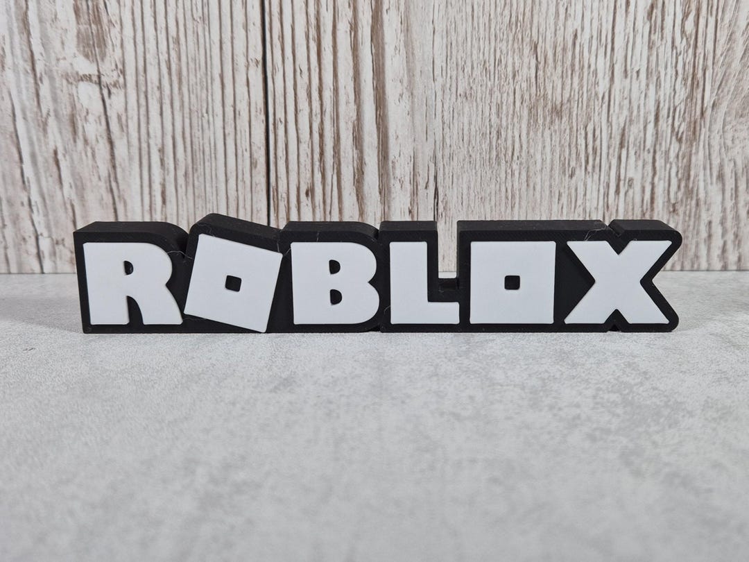 Roblox 3D Printed Desk Sign: Gamer Decor Gift - Available in 2 Sizes - Etsy