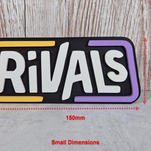 Roblox Rivals 3D Printed Desk Sign – Custom Gamer Decor, Perfect Gift ...