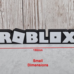 Roblox 3D Printed Desk Sign: Gamer Decor Gift - Available in 2 Sizes - Etsy