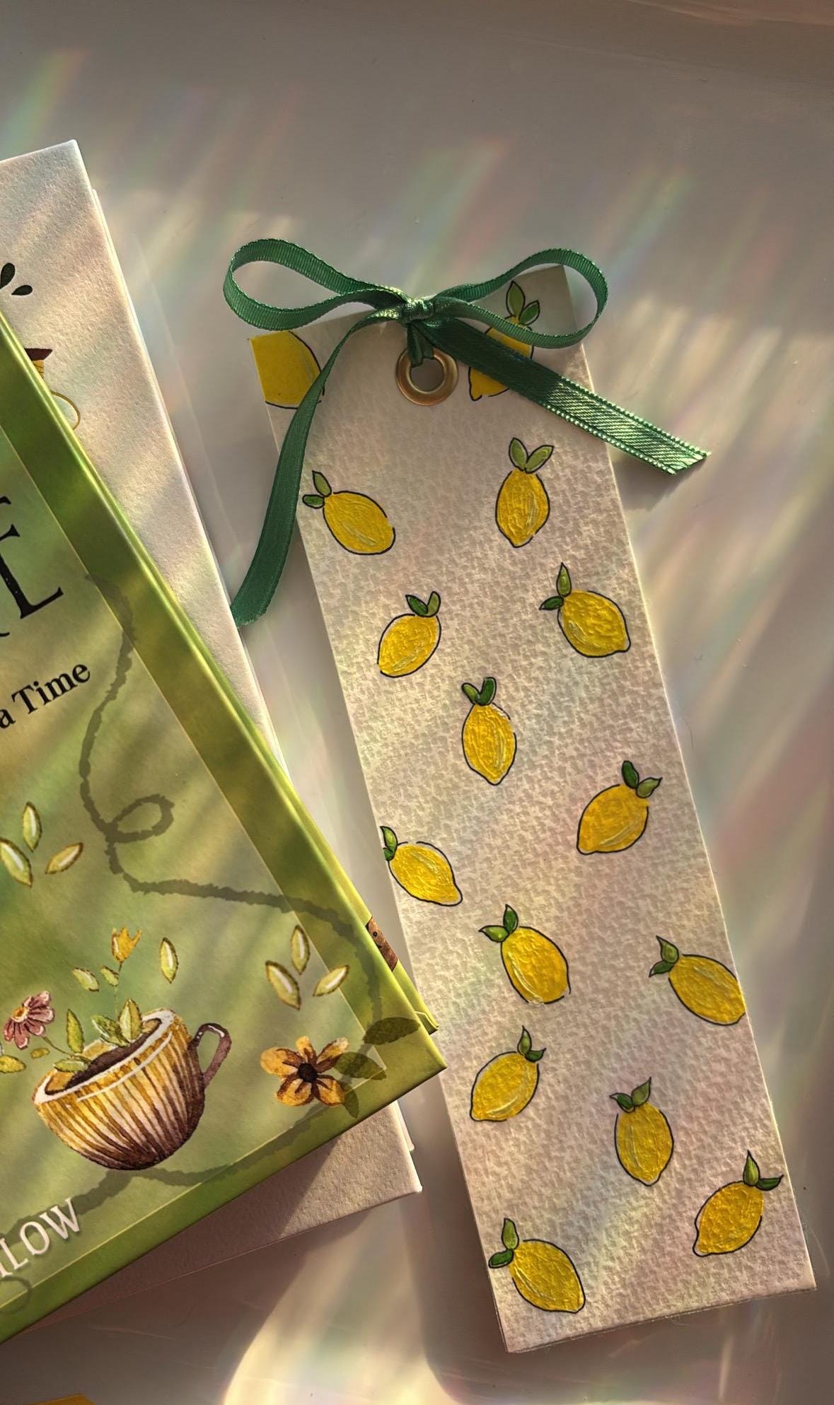 Lemons Hand Painted Bookmark - Etsy