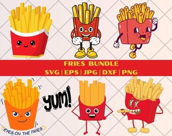 French Fries Svg, French Fries SVG Bundle, French Fry Svg, French Fries ...