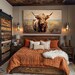 Highland Cow Poster, Earthy Tones, Warm Cozy Feel, Rolled Art Print ...